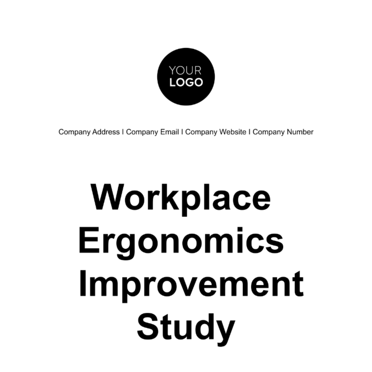 Workplace Ergonomics Improvement Study Template - Edit Online & Download Example | Template.net