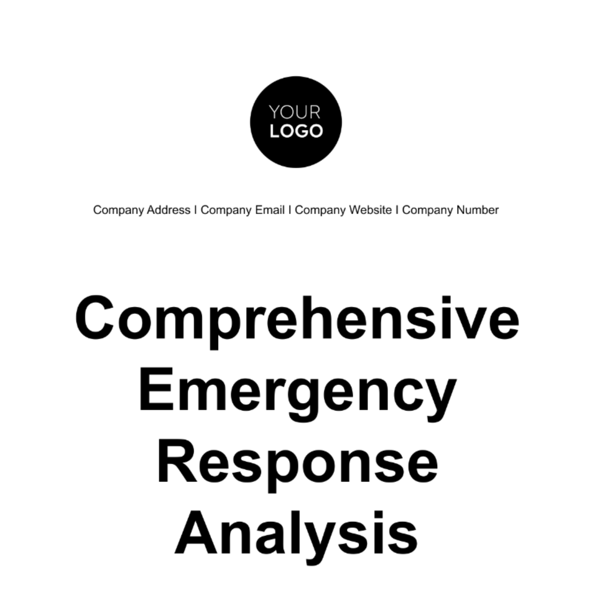 Comprehensive Emergency Response Analysis Template - Edit Online ...