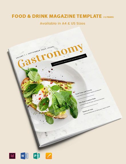 Food Magazine Template - Download in InDesign | Template.net