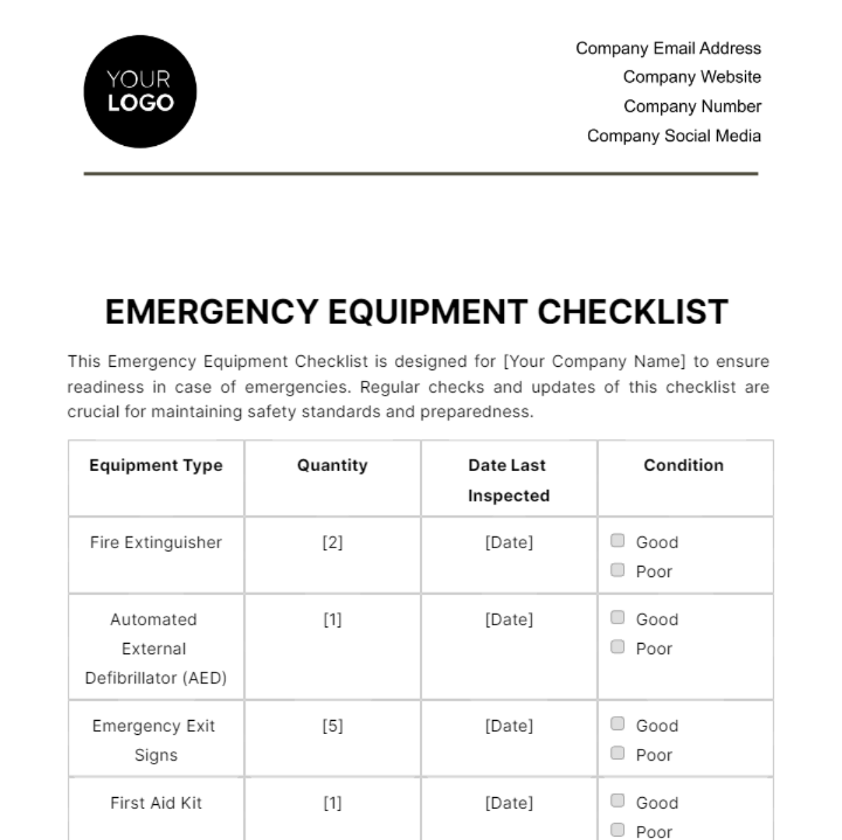 Workplace Emergency Training Procedure Template - Edit Online ...