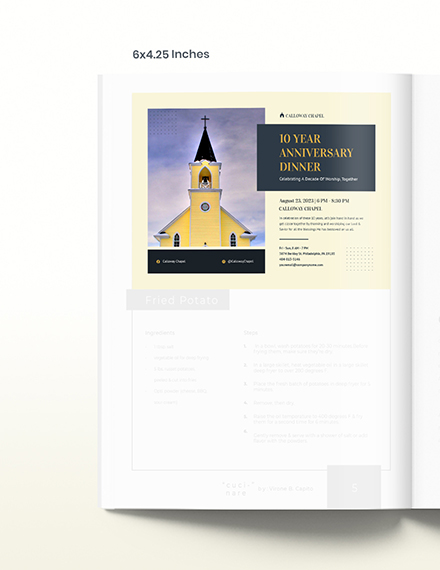 Anniversary Church Magazine Ads Template - InDesign, PSD | Template.net