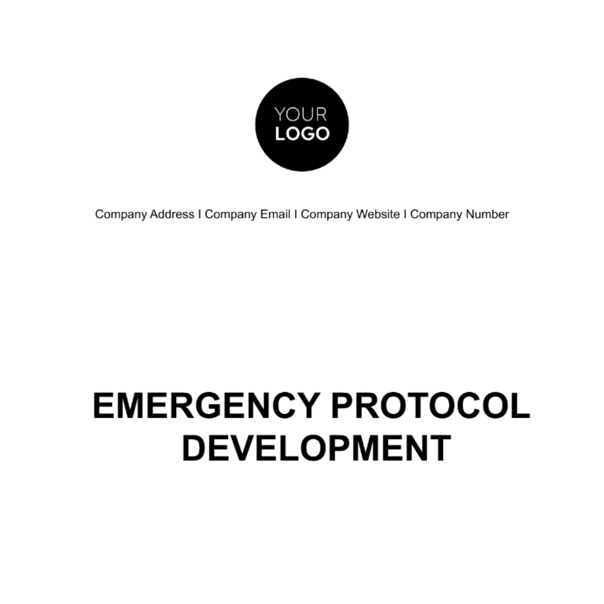 Emergency Protocol Development Template - Edit Online & Download Example | Template.net
