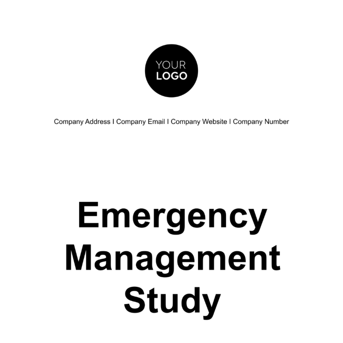 Emergency Management Study Template - Edit Online & Download Example ...