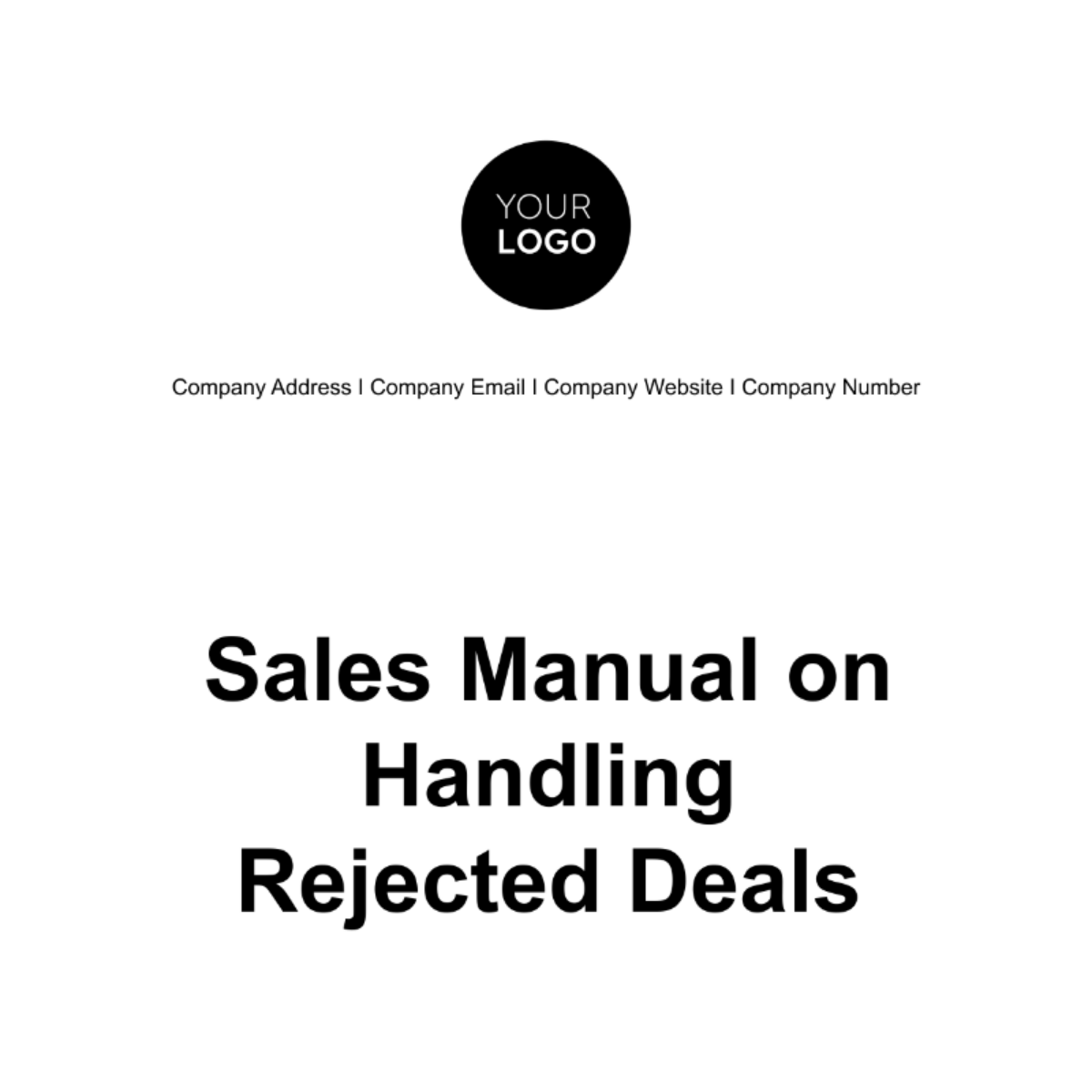 Sales Manual on Contract Creation Template - Edit Online & Download ...