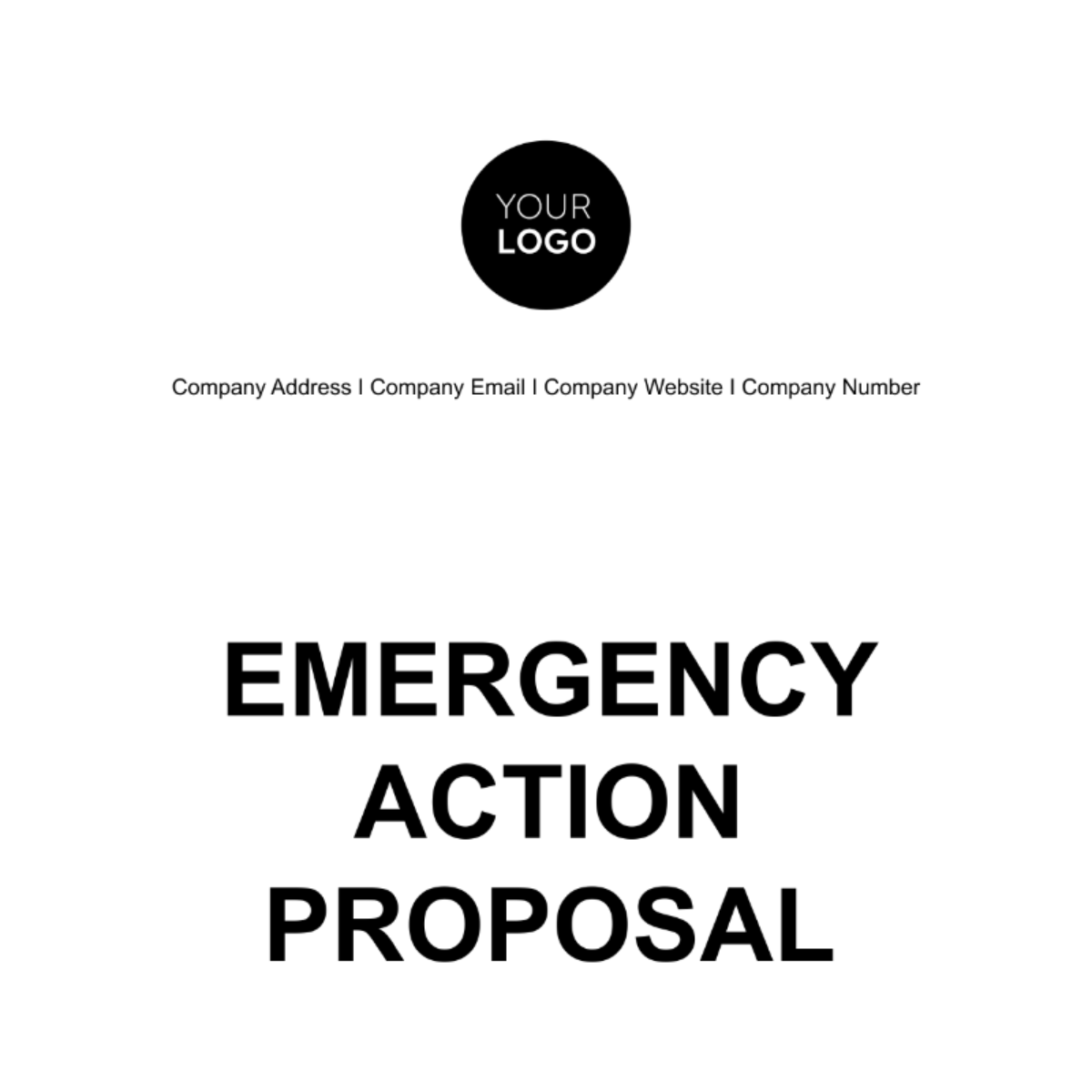 Emergency Action Proposal Template - Edit Online & Download Example ...
