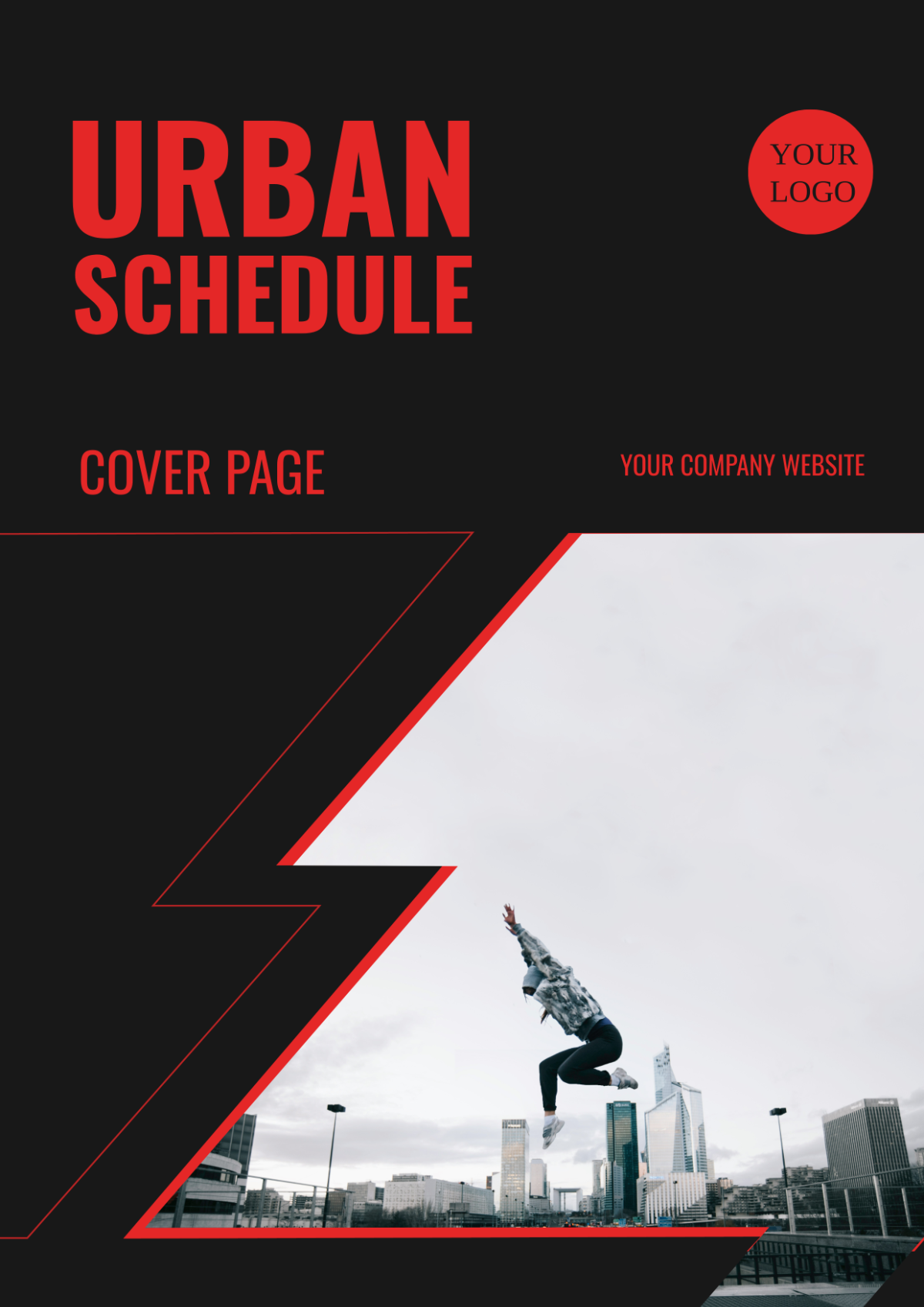 Urban Schedule Cover Page Template - Edit Online & Download Example ...