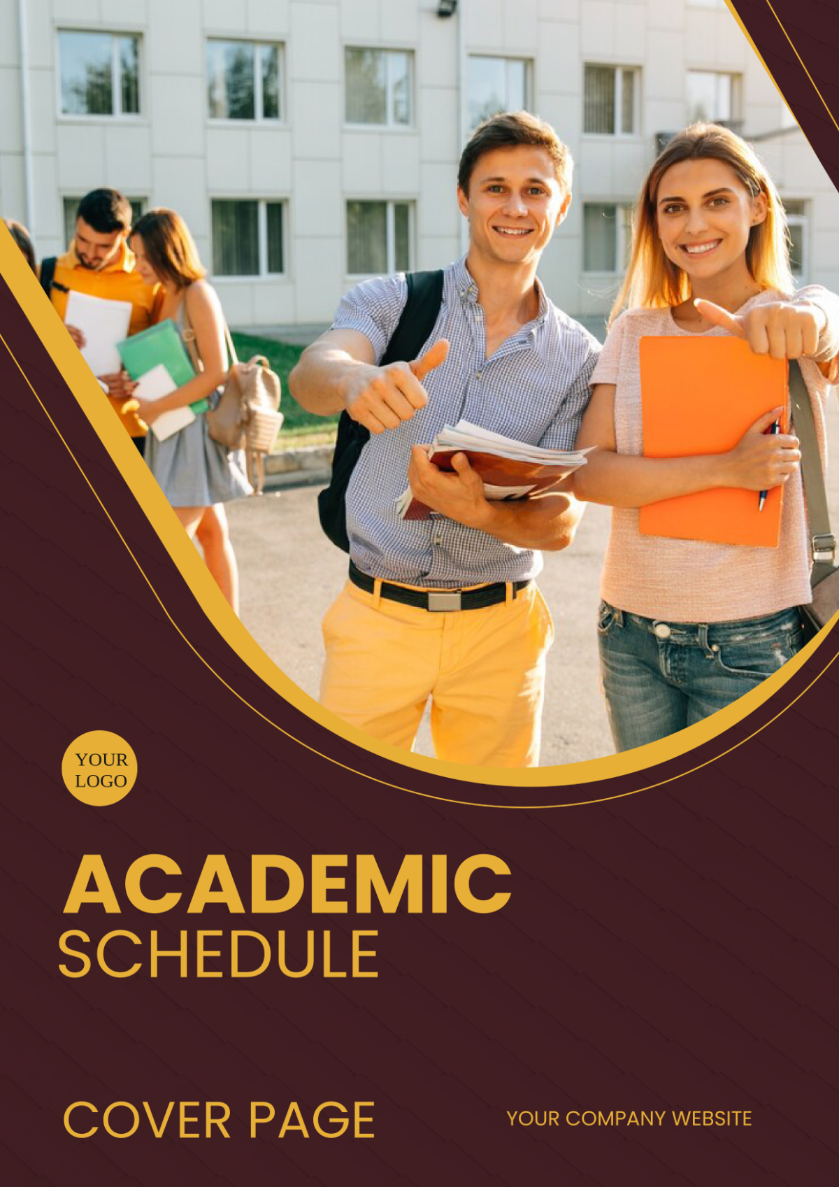 Academic Schedule Cover Page Template - Edit Online & Download Example ...