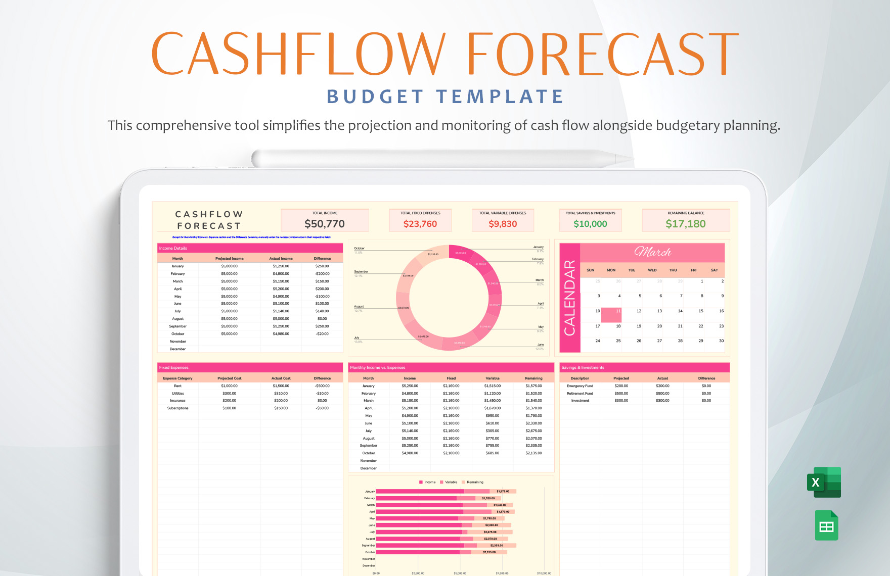 FREE Cash Flow Templates Examples Edit Online Download Template FREE Cash Flow Templates Examples Edit Online Download Template