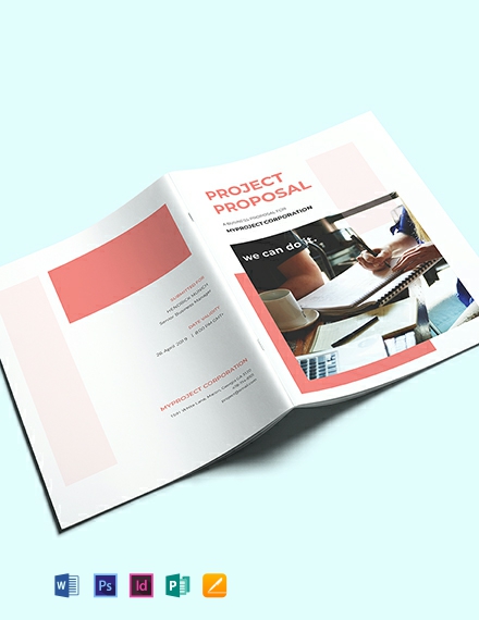 FREE Project Proposal Template Word DOC PSD InDesign Apple 