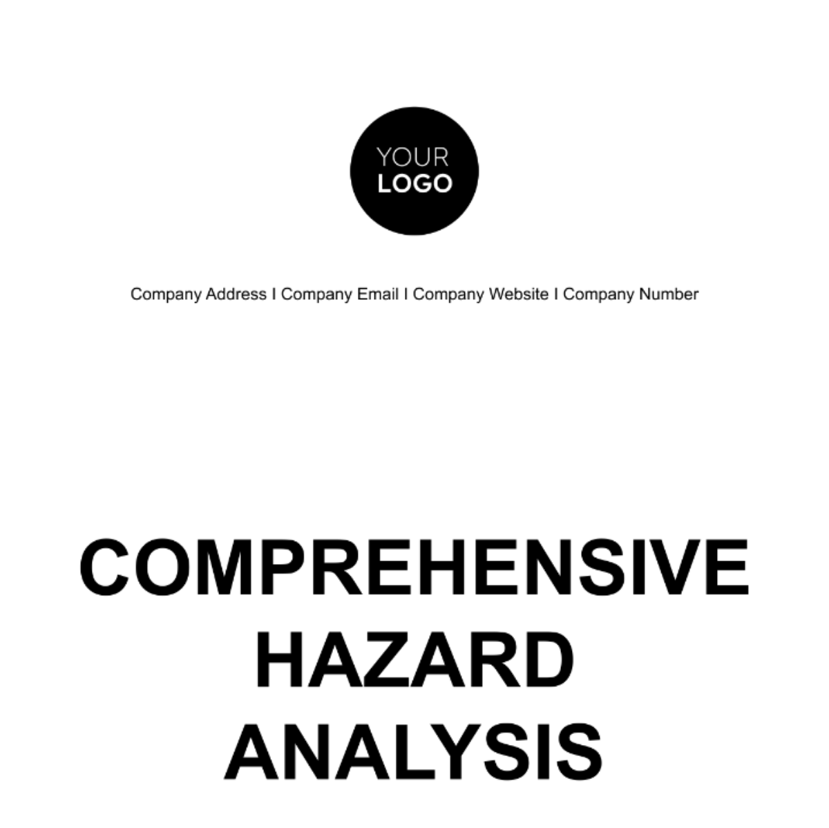 Comprehensive Hazard Analysis Template - Edit Online & Download Example ...