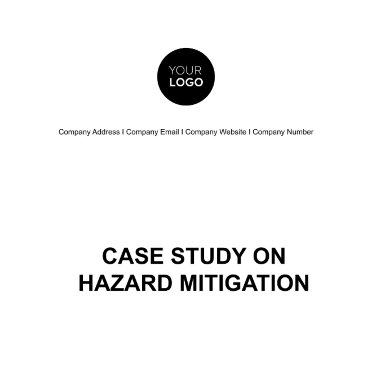 Case Study on Hazard Mitigation Template - Edit Online & Download ...