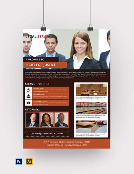 Security Guard Services Poster Template - Download in Word, Illustrator ...