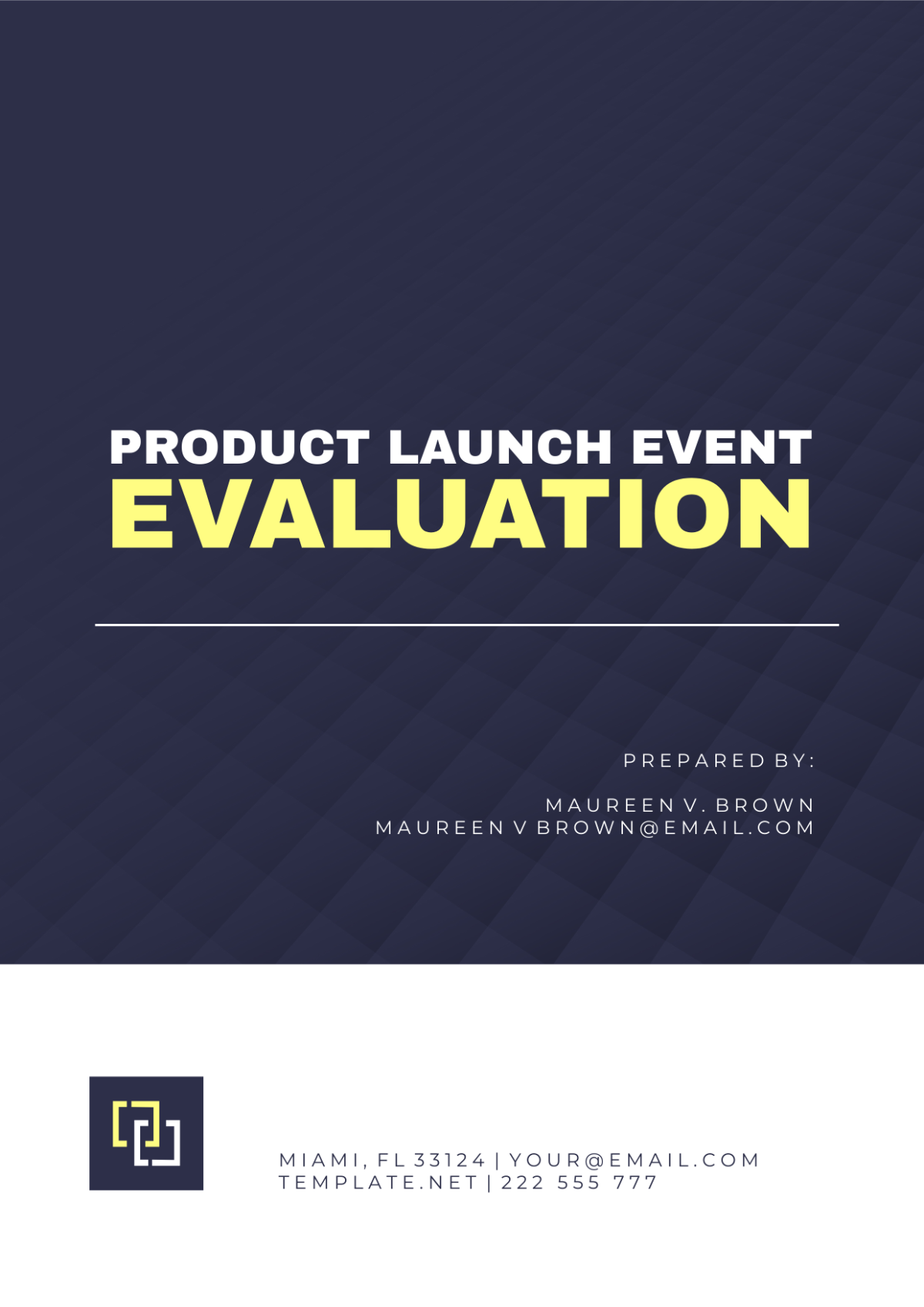 Professional Evaluation Cover Page Template - Edit Online & Download ...