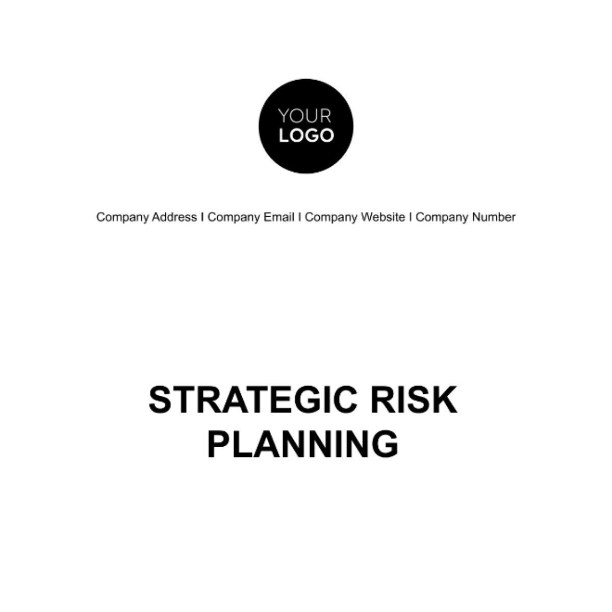 Strategic Risk Planning Template - Edit Online & Download Example ...