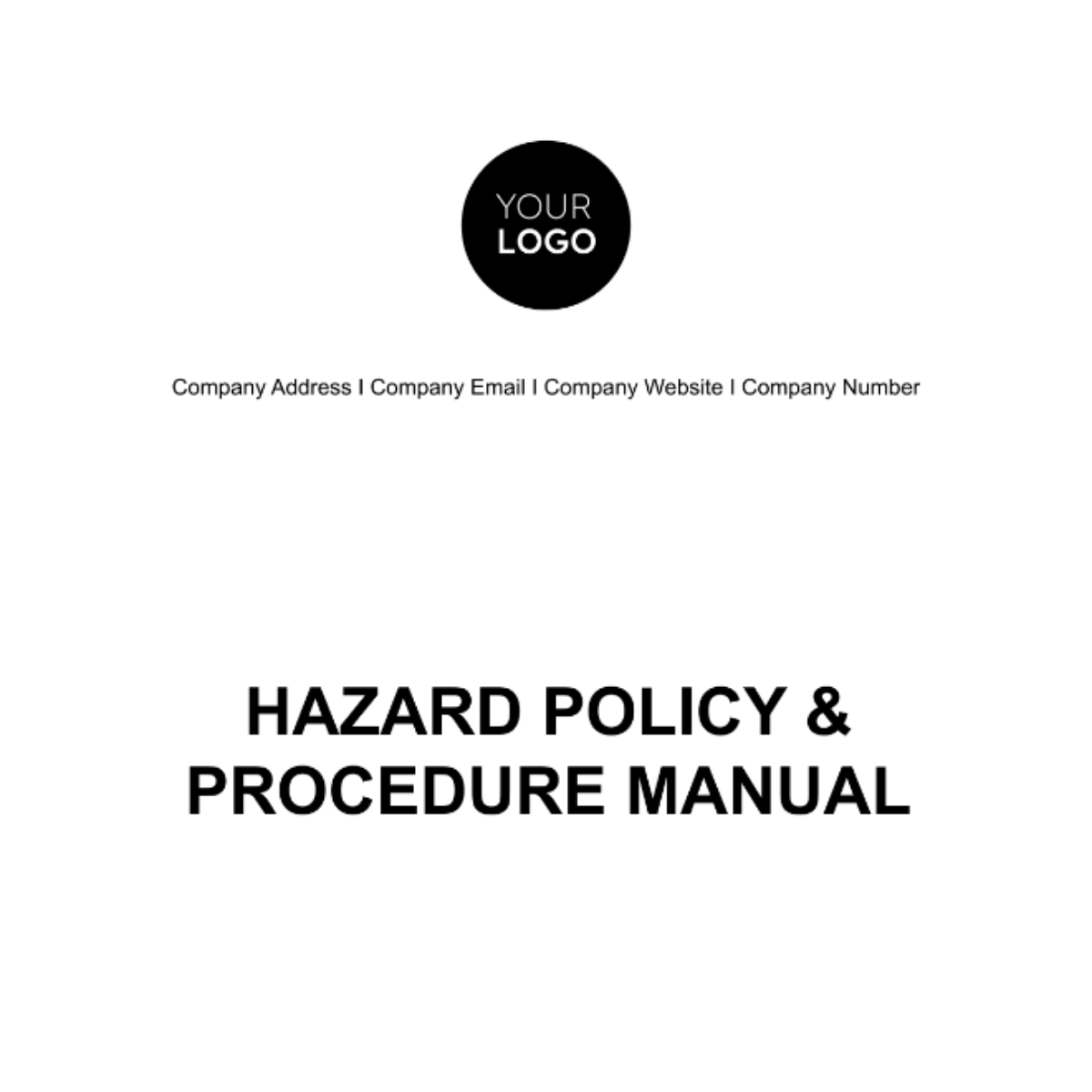 Hazard Policy & Procedure Manual Template - Edit Online & Download ...