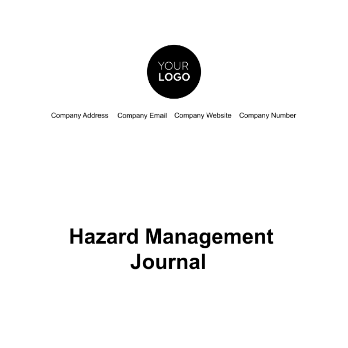 Hazard Management Journal Template - Edit Online & Download Example ...