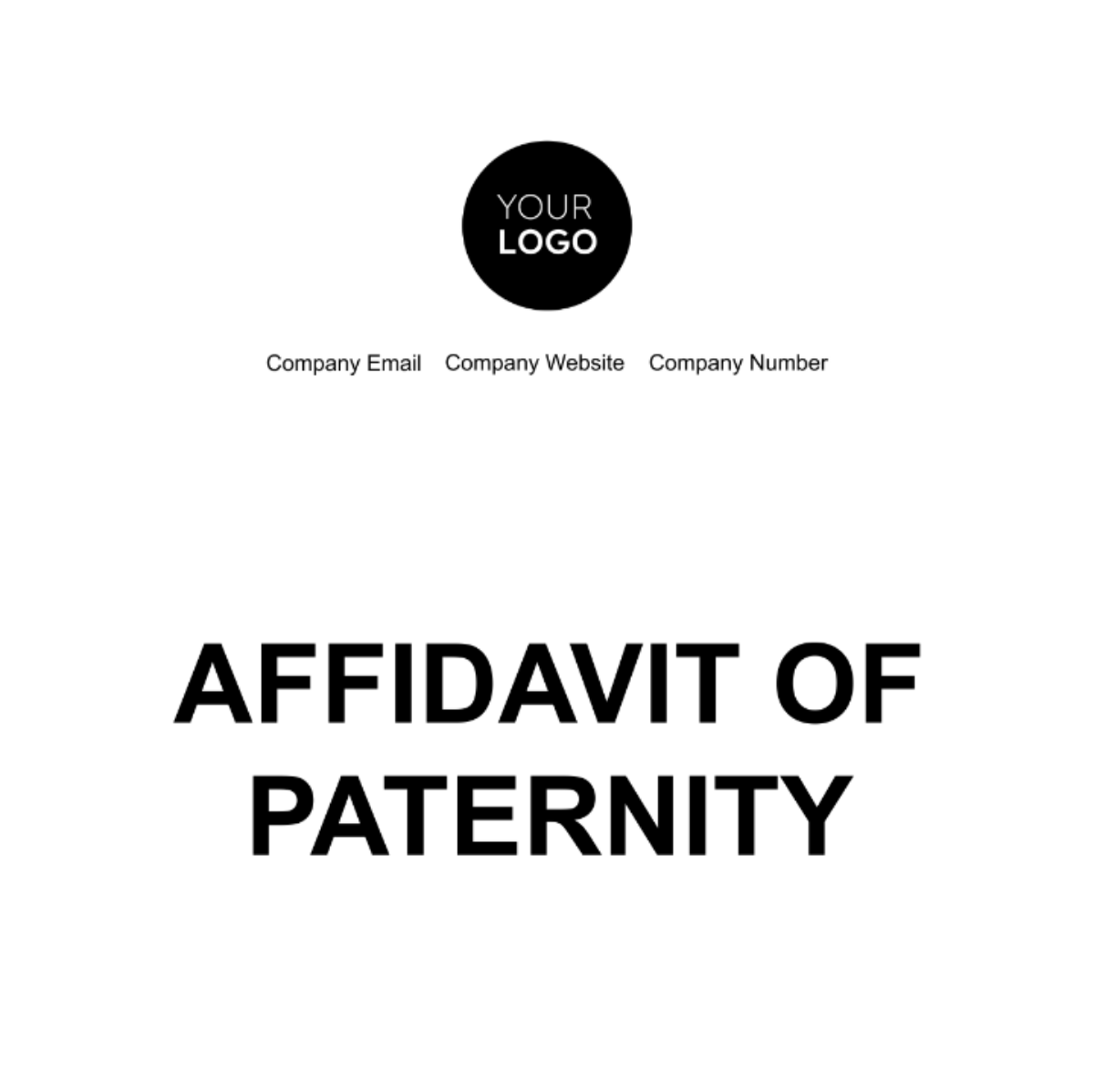 Sworn Affidavit Template Edit Online And Download Example 5100