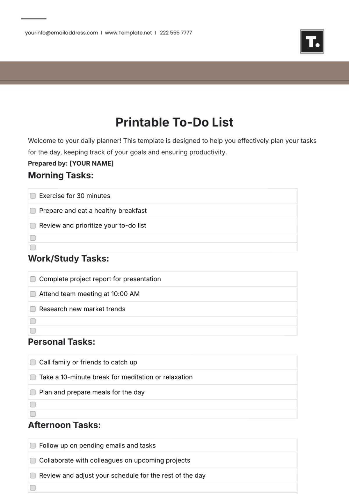 Free Call List Template Edit Online Download Template