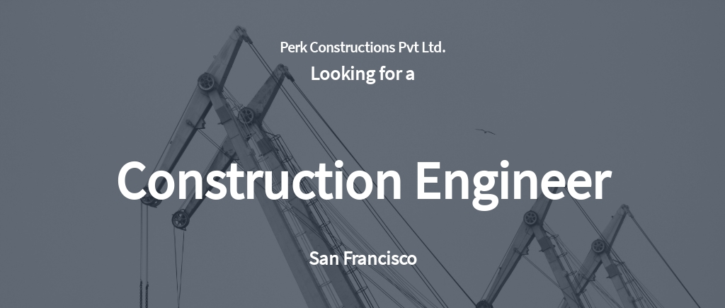 Construction Project Engineer Job Description