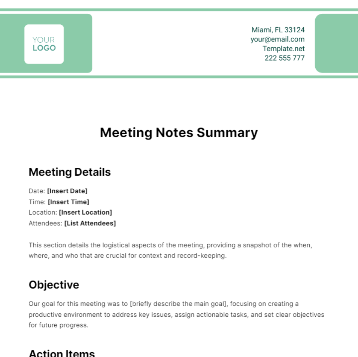 Use Case Summary Template - Edit Online & Download Example | Template.net