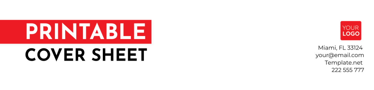 Basic Fax Cover Sheet Header Template - Edit Online & Download Example ...