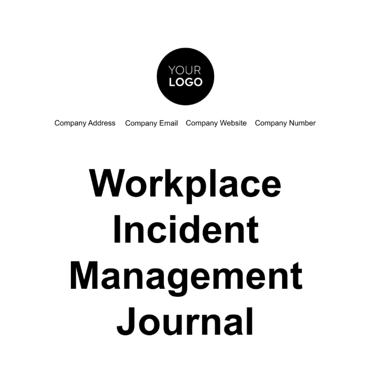 Workplace Incident Management Journal Template - Edit Online & Download ...