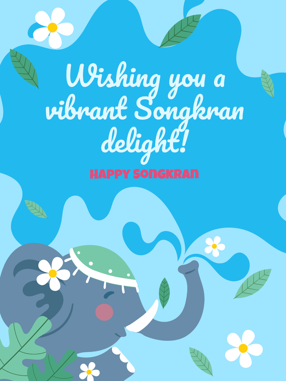 Songkran Greeting Card Template - Edit Online & Download Example ...