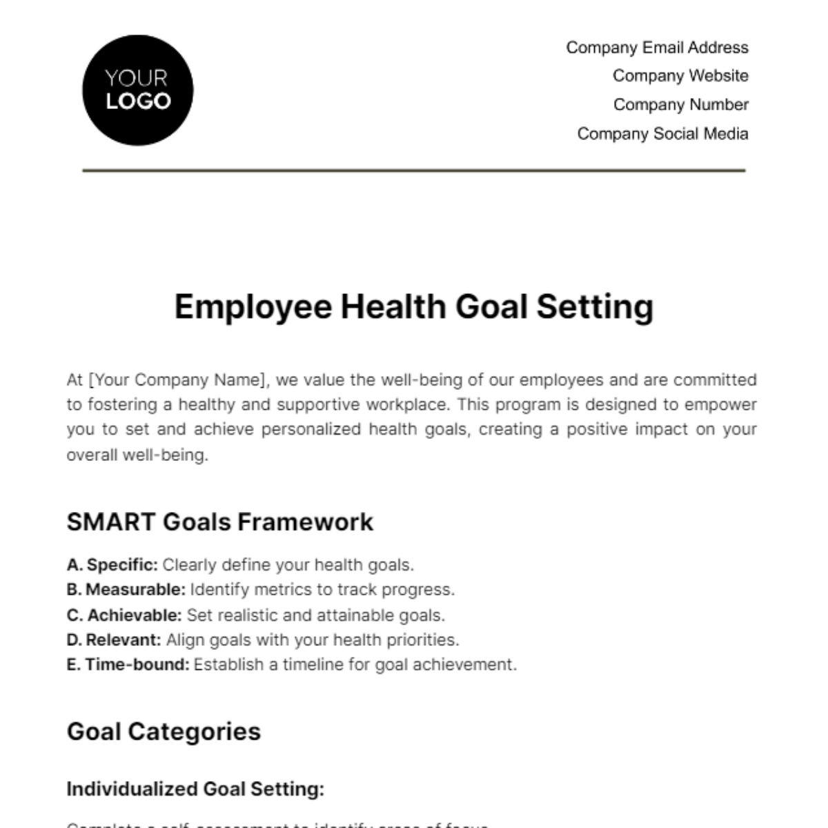 Employee Wellness Program Success Story Template - Edit Online ...
