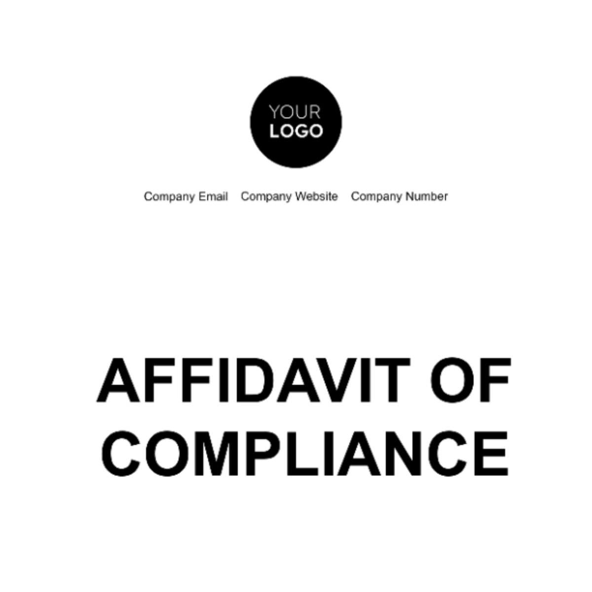 Owner Affidavit Template - Edit Online & Download Example | Template.net