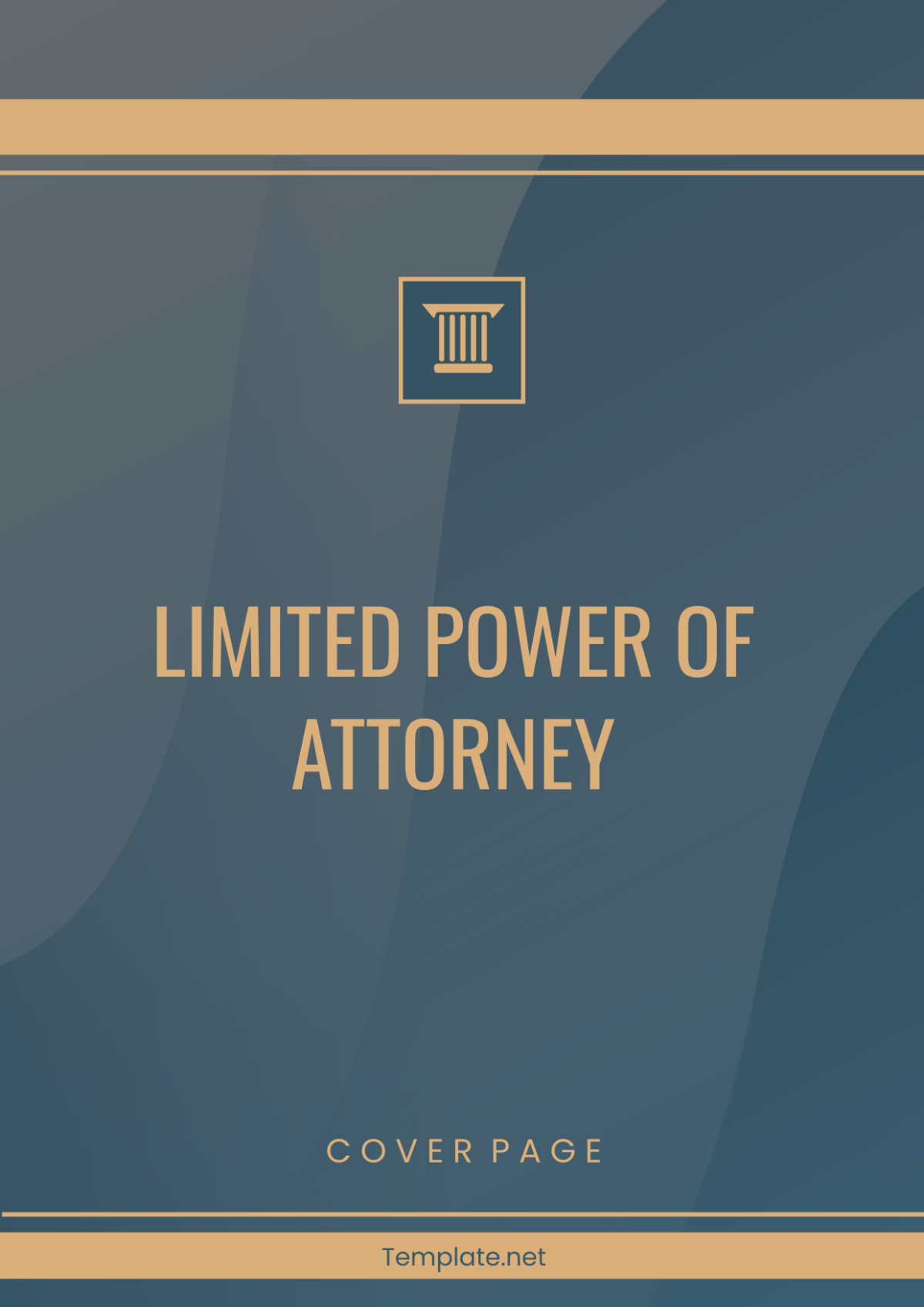 Limited Power of Attorney Cover Page Template - Edit Online & Download ...