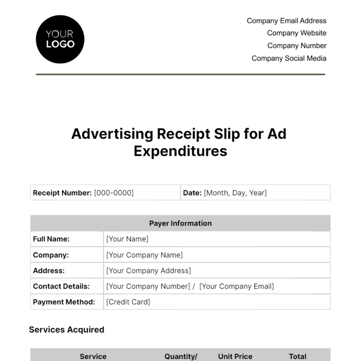 Advertising Campaign Report Template - Edit Online & Download Example ...