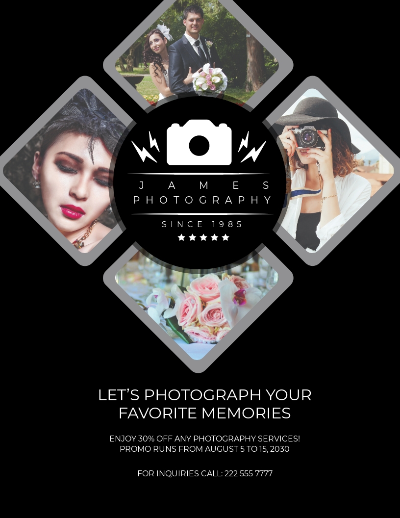 Free Photography Brochure Template FREE PRINTABLE TEMPLATES