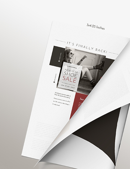 Basic Fashion Magazine Ads Template - InDesign, PSD | Template.net