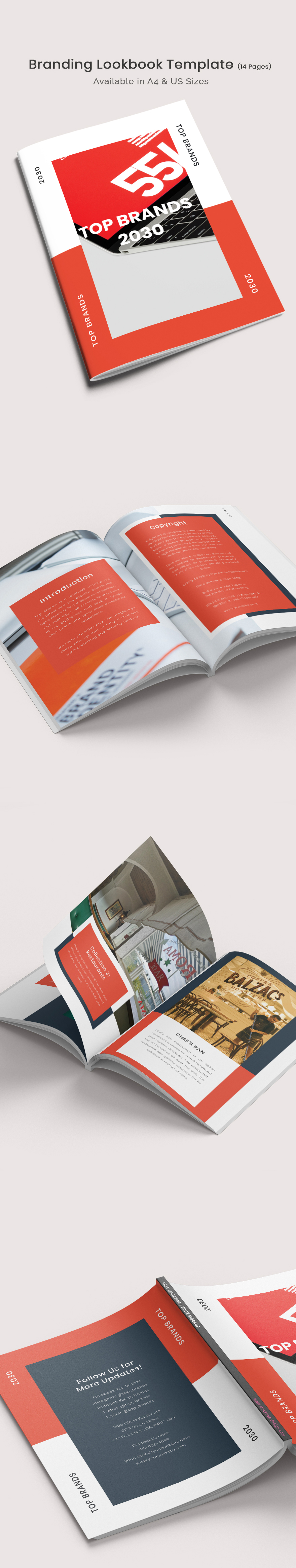 Free Creative Photography Lookbook Template - InDesign, Word, Apple ...