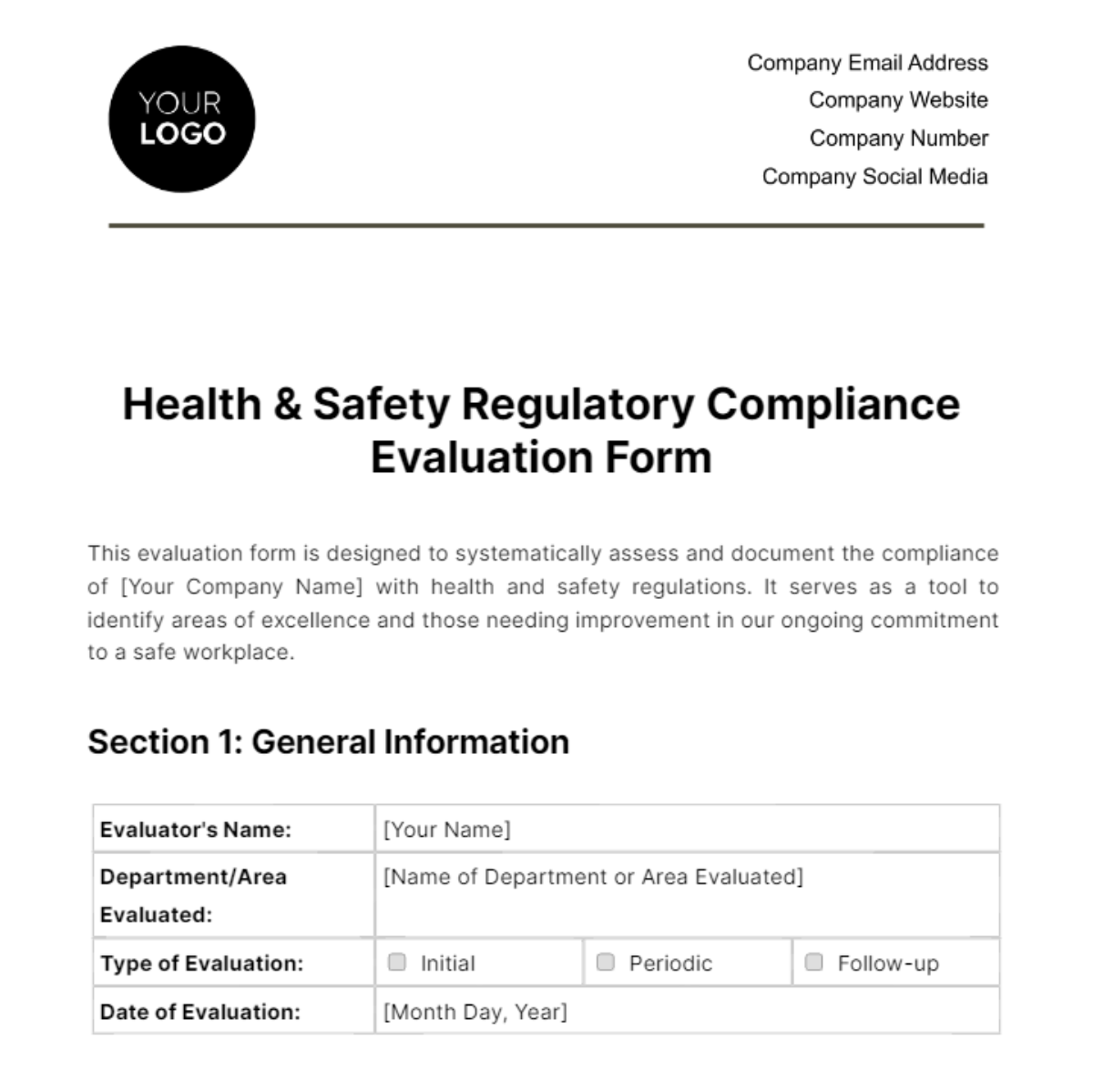 Workplace Vehicle Safety Compliance Checklist Template - Edit Online ...
