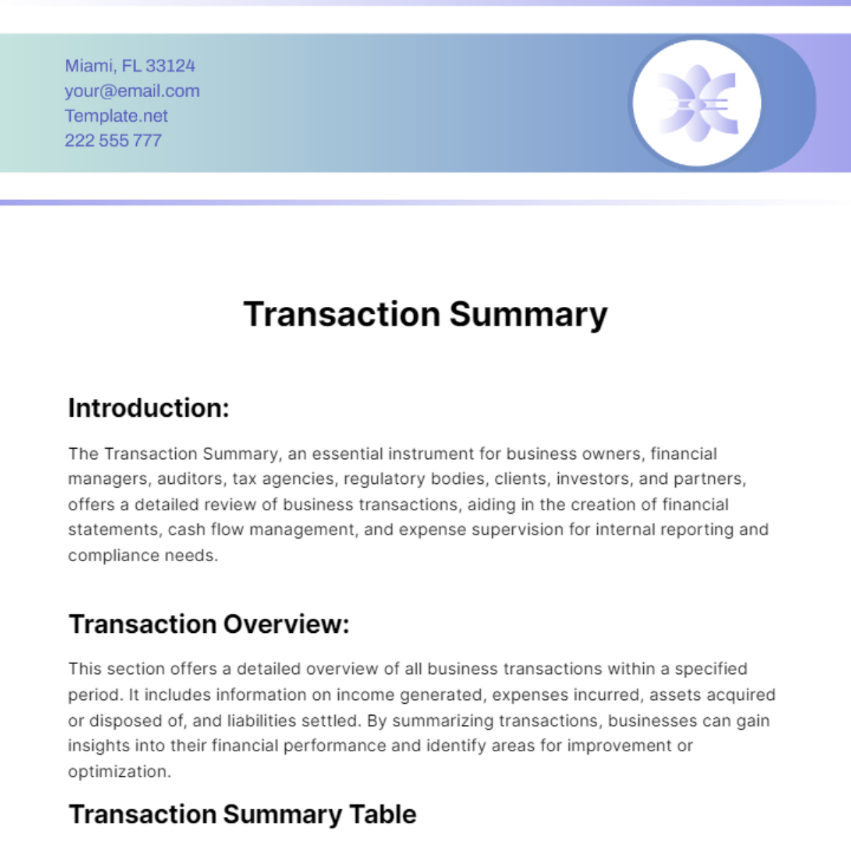 Textbook Chapter Summary Template - Edit Online & Download Example | Template.net