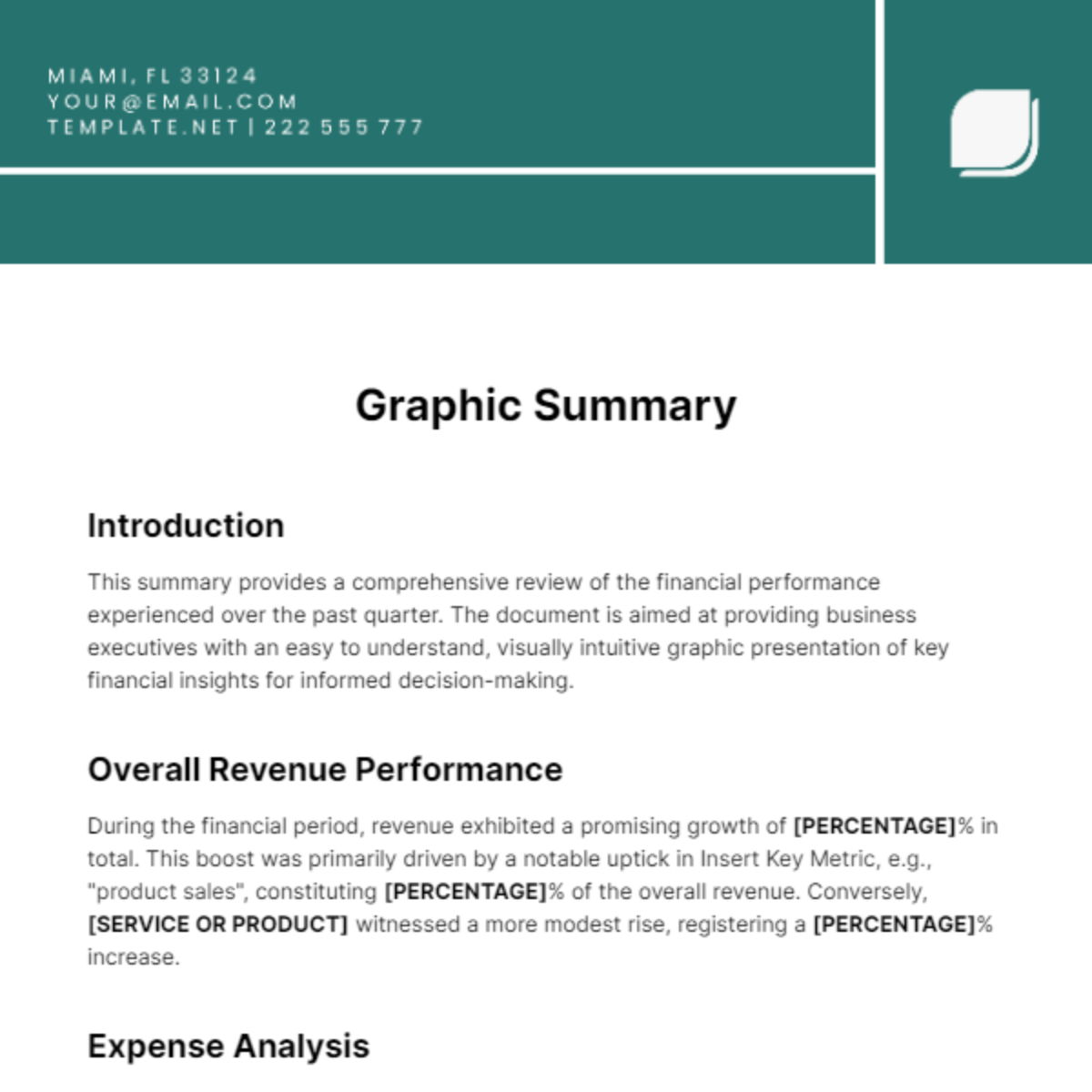 Bid Summary Template - Edit Online & Download Example | Template.net