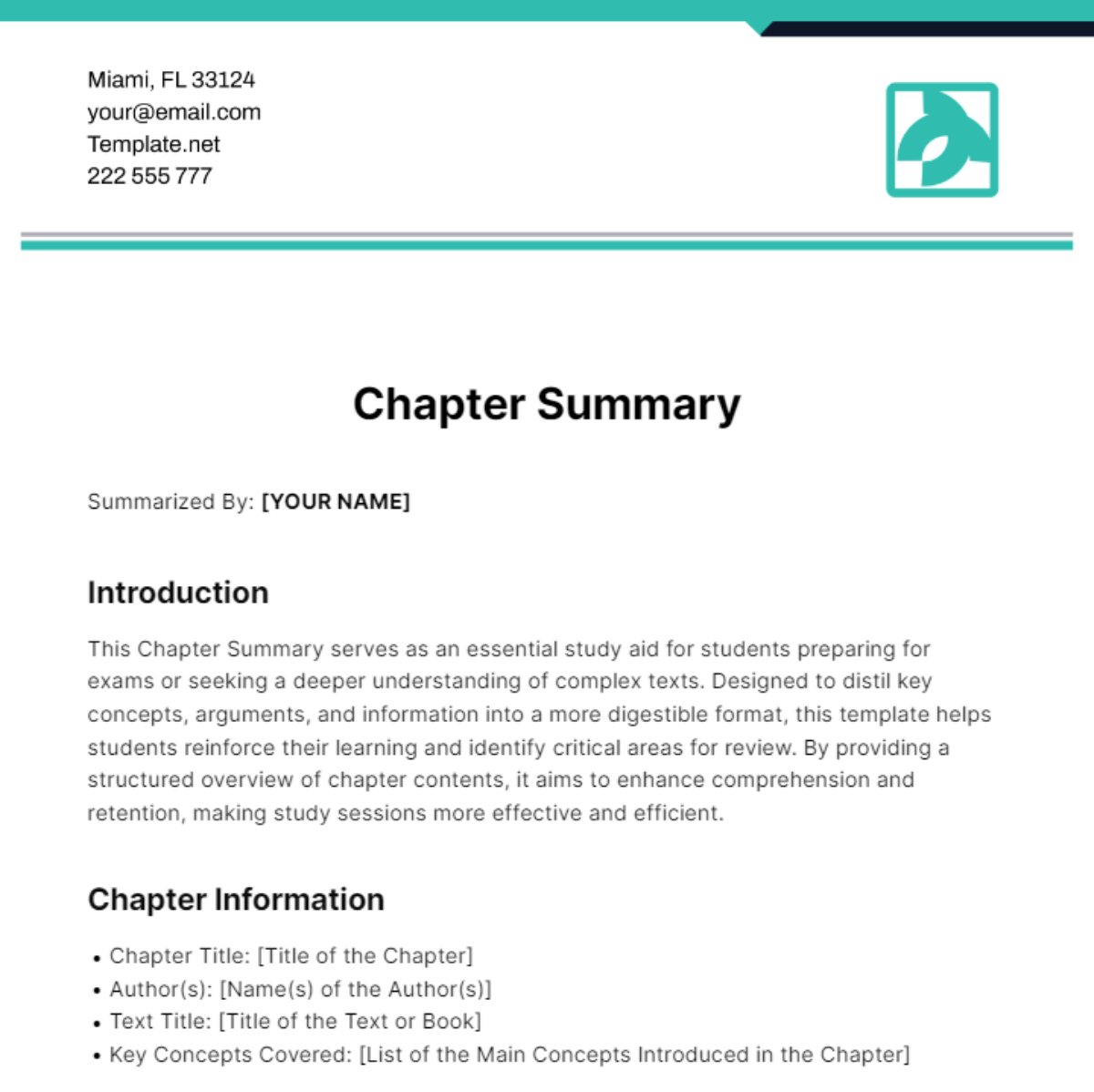 Compliance Summary Template - Edit Online & Download Example | Template.net