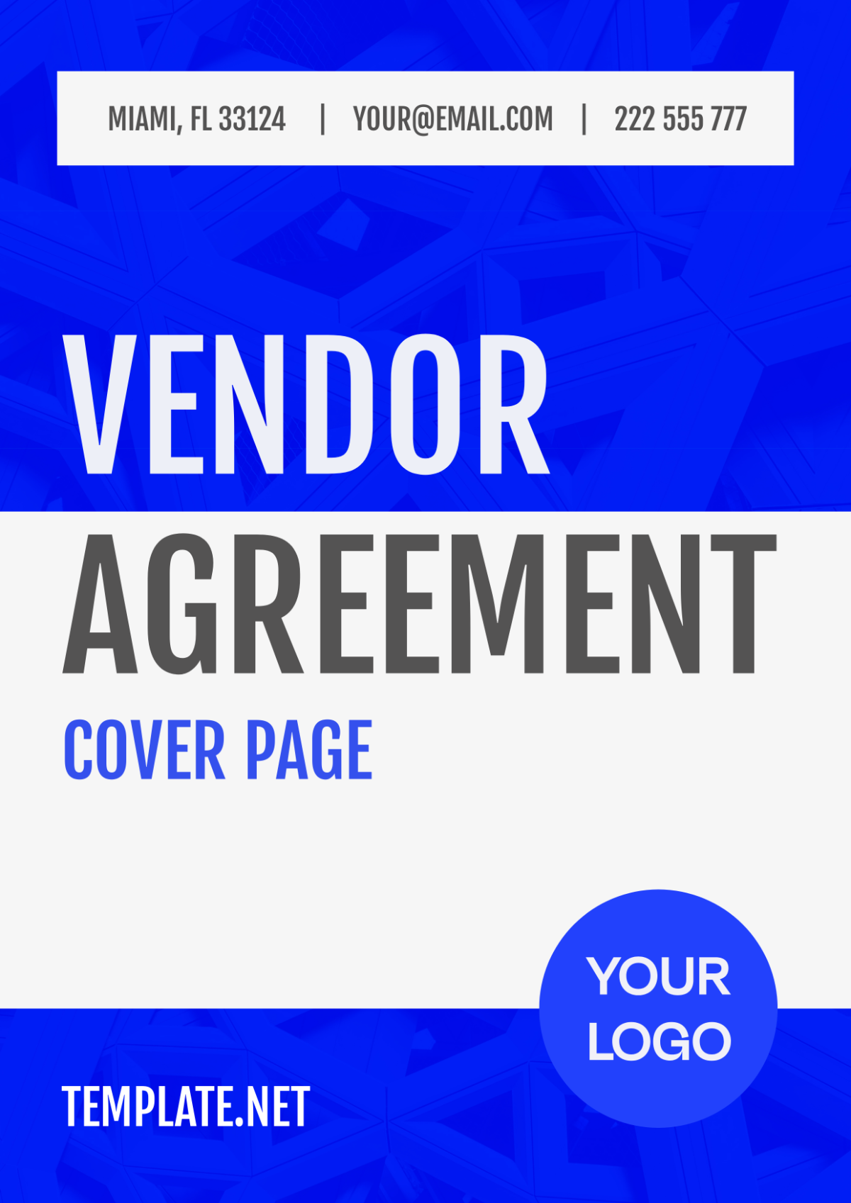 Vendor Agreement Template - Edit Online & Download Example | Template.net