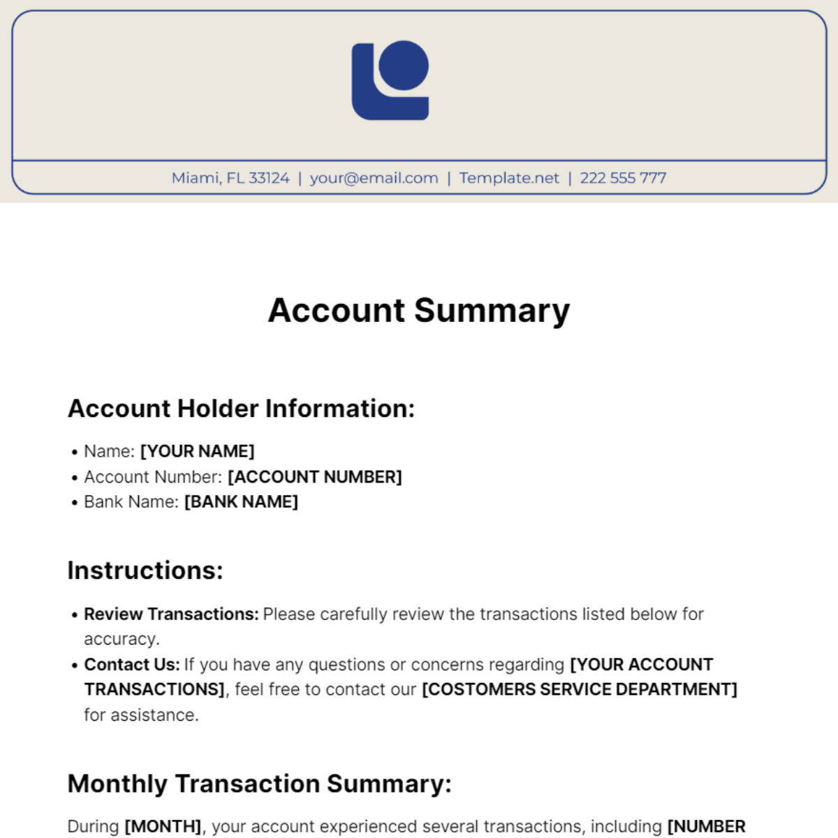 Compliance Summary Template - Edit Online & Download Example | Template.net