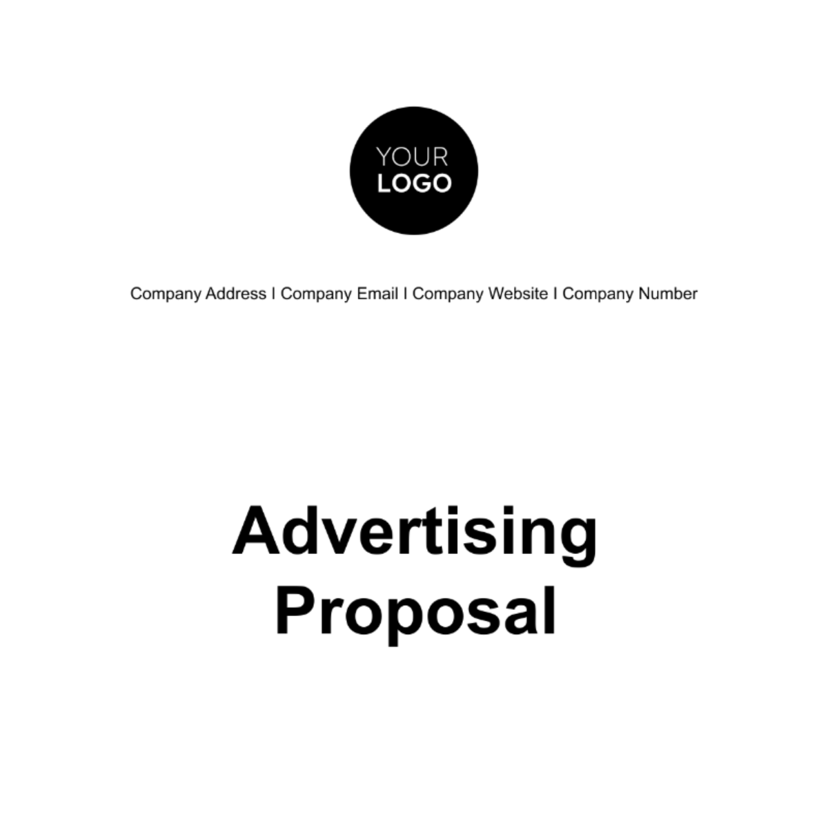 Advertising Integrated Online Campaign Proposal Template - Edit Online ...