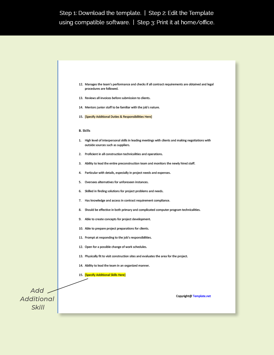 Pre Construction Templates Design Free Download Template pre-construction-templates-design-free-download-template
