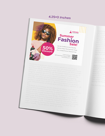 Creative Magazine ad Template - InDesign, PSD | Template.net