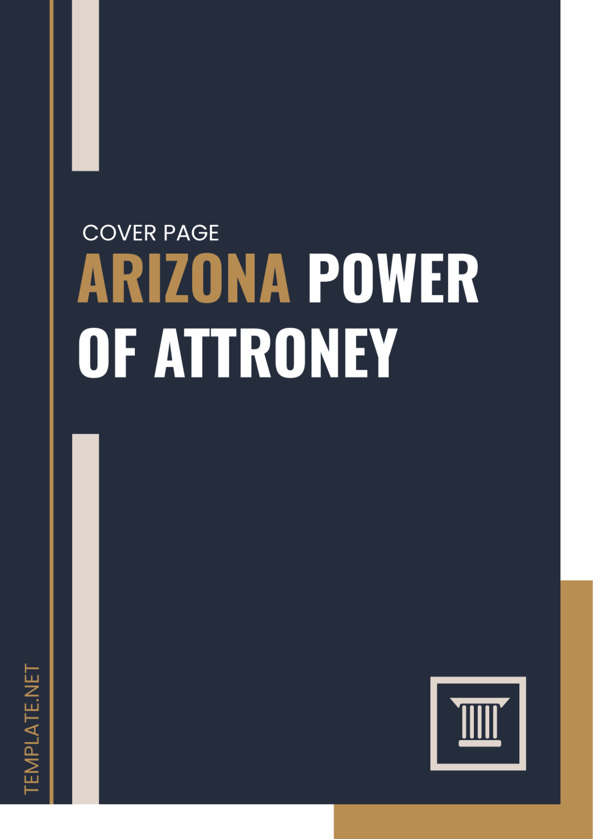 Arizona Power of Attorney Cover Page Template - Edit Online & Download ...