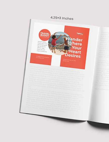 Customizable Travel Magazine ads Template - InDesign, PSD | Template.net