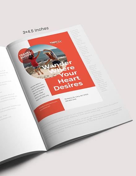 Customizable Travel Magazine ads Template - InDesign, PSD | Template.net