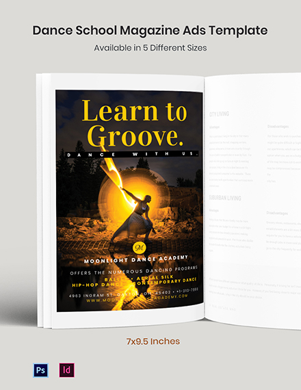 FREE School Article Magazine Ads Template - PSD | InDesign
