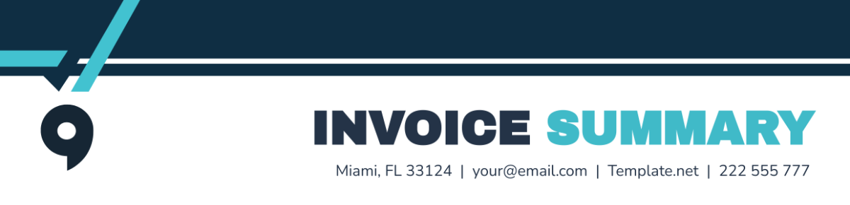Invoice Summary Header Template Edit Online And Download Example