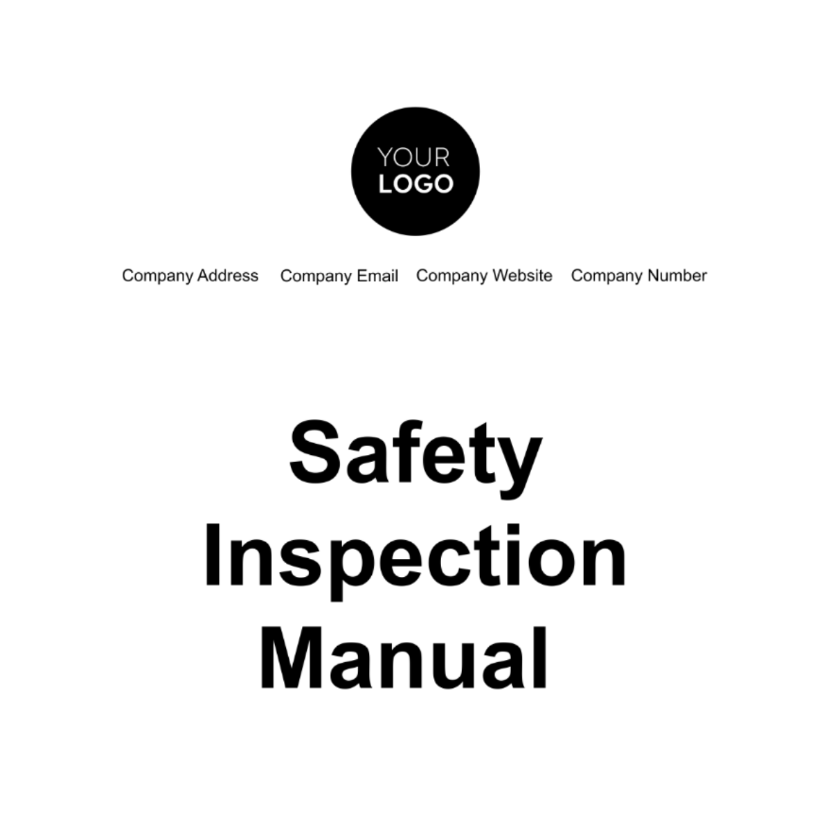 Safety Inspection Manual Template - Edit Online & Download Example ...