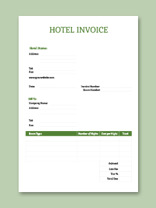 Standard Invoice Template in Microsoft Word, Excel | Template.net